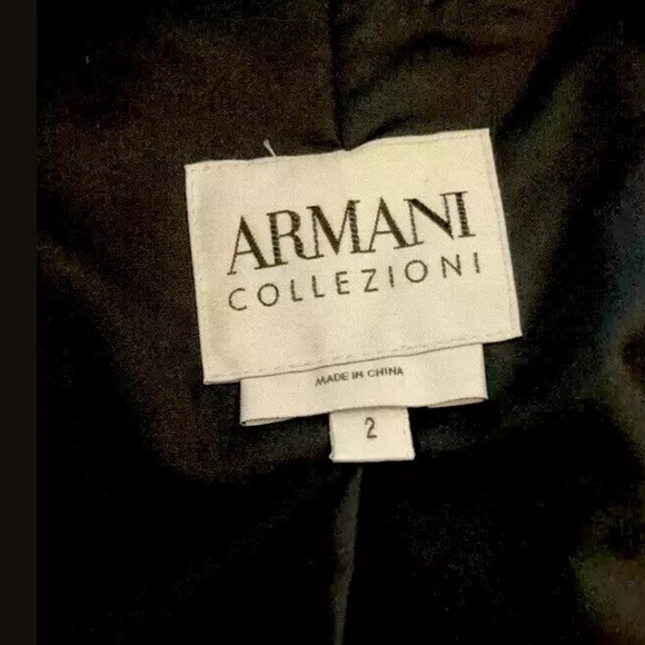 Armani Collezioni | Jackets & Coats | Armani Collezioni Black Zip Windbreaker Jacket 2 | Poshmark